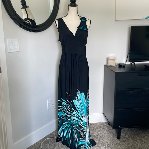 Studio One | Dresses | Beautiful Accented Crossover Maxi Dress | Poshmark
